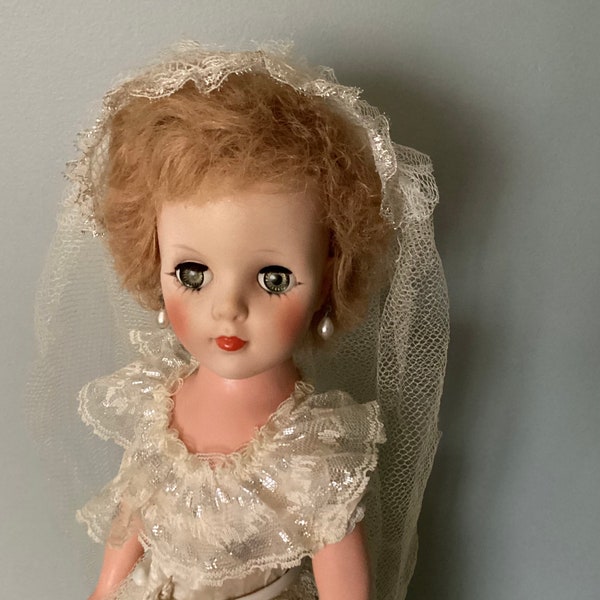 Vintage Bride Doll - Etsy