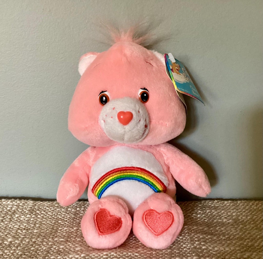 CARE Bear Cheer Bear, RAINBOW Bear, Near Mint Condition, Bright Rainbow ...