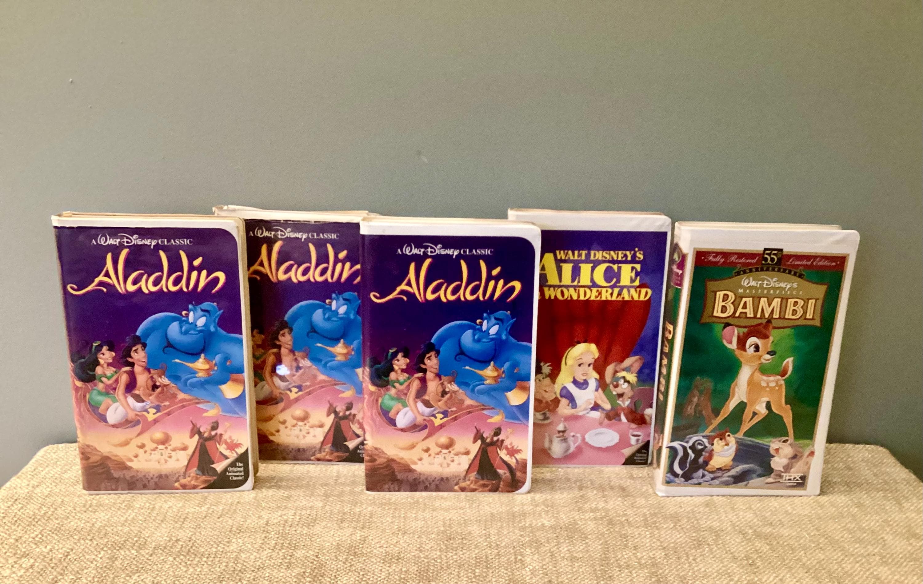 DISNEY VHS Tapes, More Titles Added!, CLAMSHELL Cases - Only 3.50 Each ...