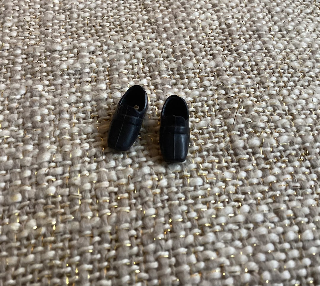 Dawn Doll GARY SHOES BLACK Shoes for Gary or Other Male Boy Dawn Dolls ...