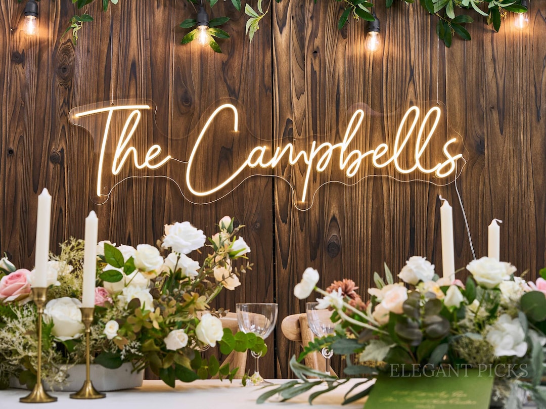 Wedding Neon Sign for Reception,wedding Neon Sign With Dimmer,wedding ...