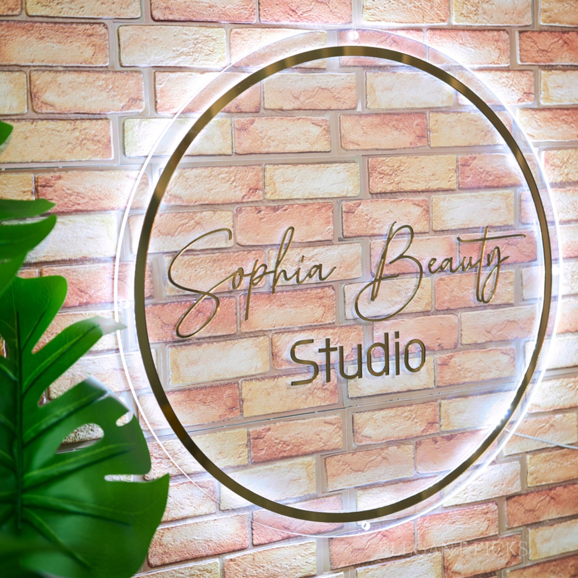 Custom Business Neon Lights Mirror Logo Sign acrylic Custom - Etsy