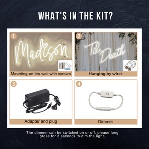 Custom Neon Sign for Kids Bedroom, Custom Name Neon Sign, Home Decor ...