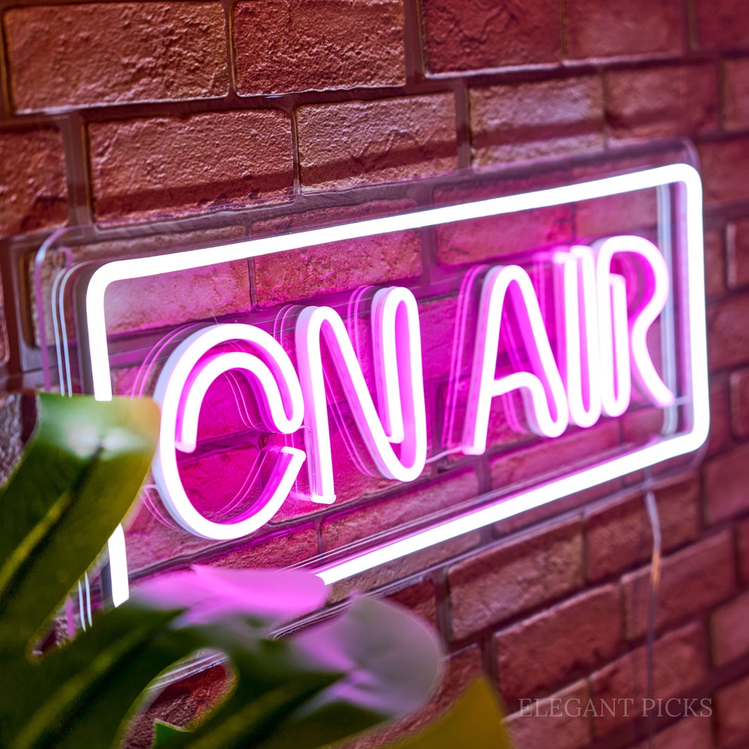On Air Led Neon Sign,home Decor ,custom Neon Sign ,neon Sign Wall Decor ...