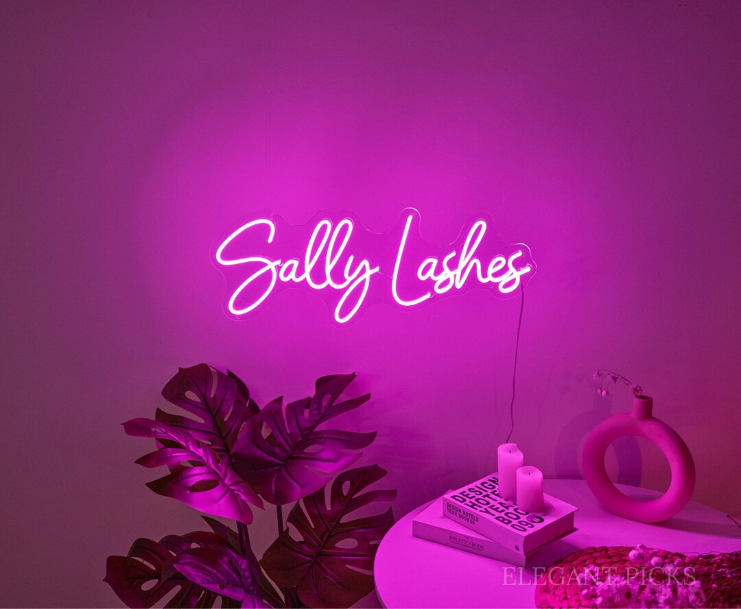 Lash Room Neon Sign, Custom Beauty Salon Sign, Lash Room Opening Gift ...