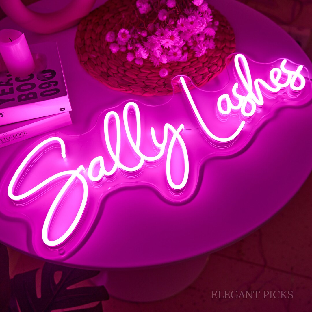 Lash Room Neon Sign, Custom Beauty Salon Sign, Lash Room Opening Gift ...