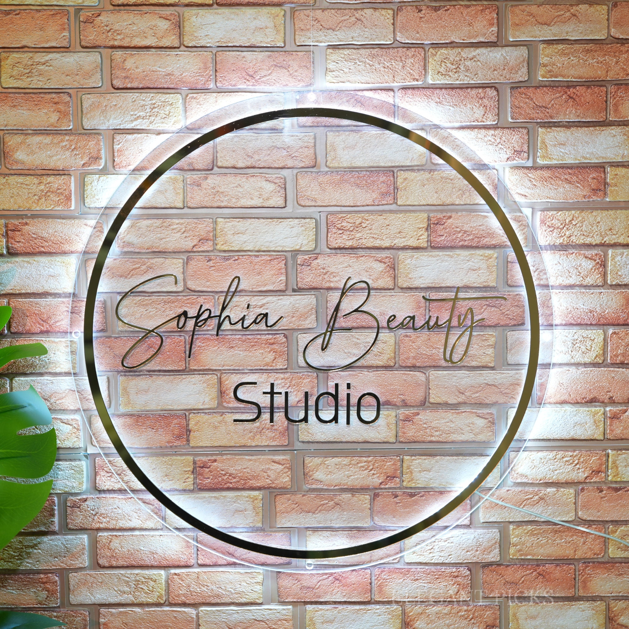Custom Business Neon Lights Mirror Logo Sign acrylic Custom - Etsy