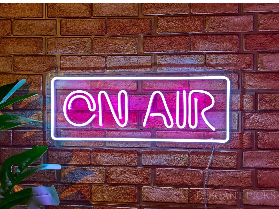 On Air Led Neon Sign,home Decor ,custom Neon Sign ,neon Sign Wall Decor ...