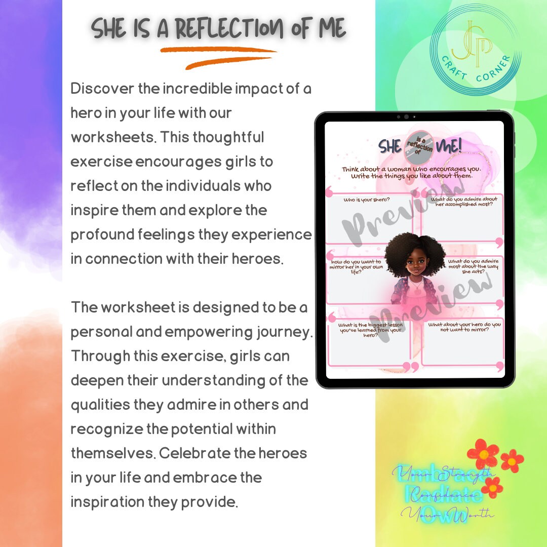 Positive Self Talk Self-esteem Worksheets for Kidsmental Health ...