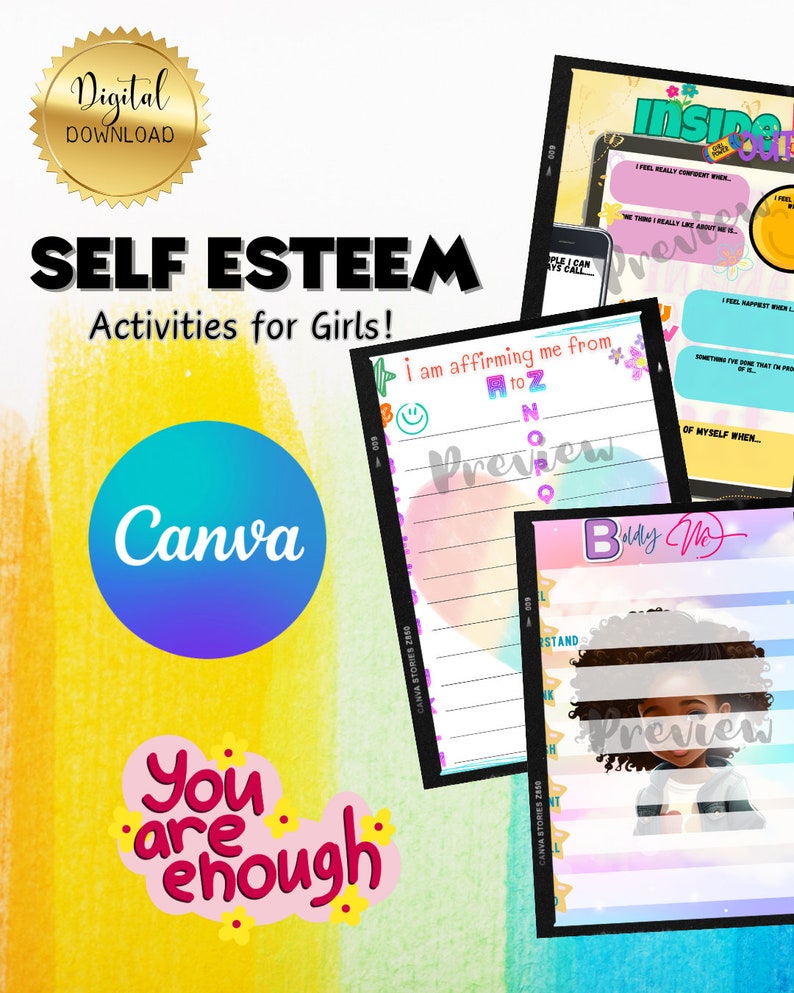Self-esteem Worksheet for Kids, Positive Psychology, Character ...