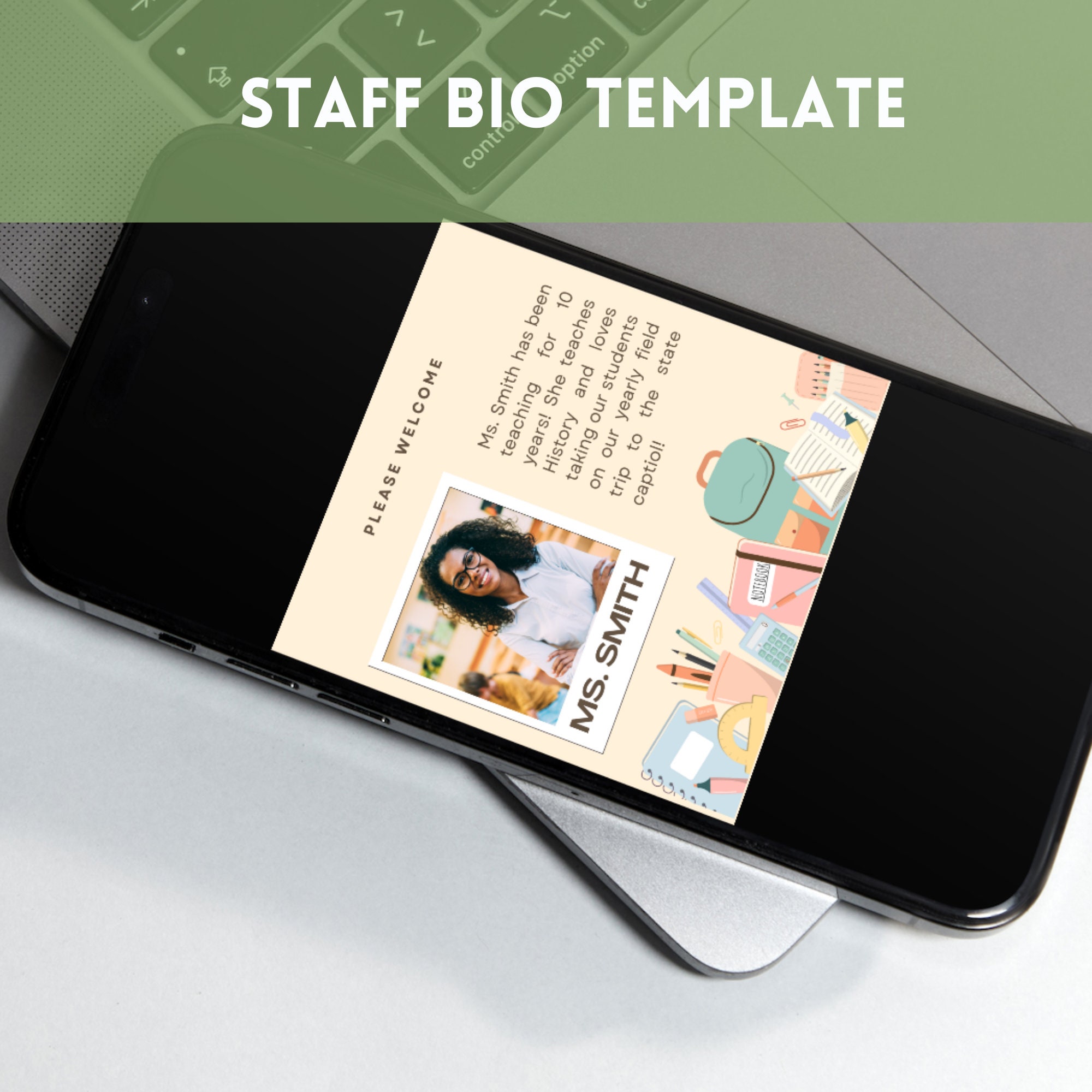 School PTA/PTO Editable Social Media Template Bundle 50 Customizable ...