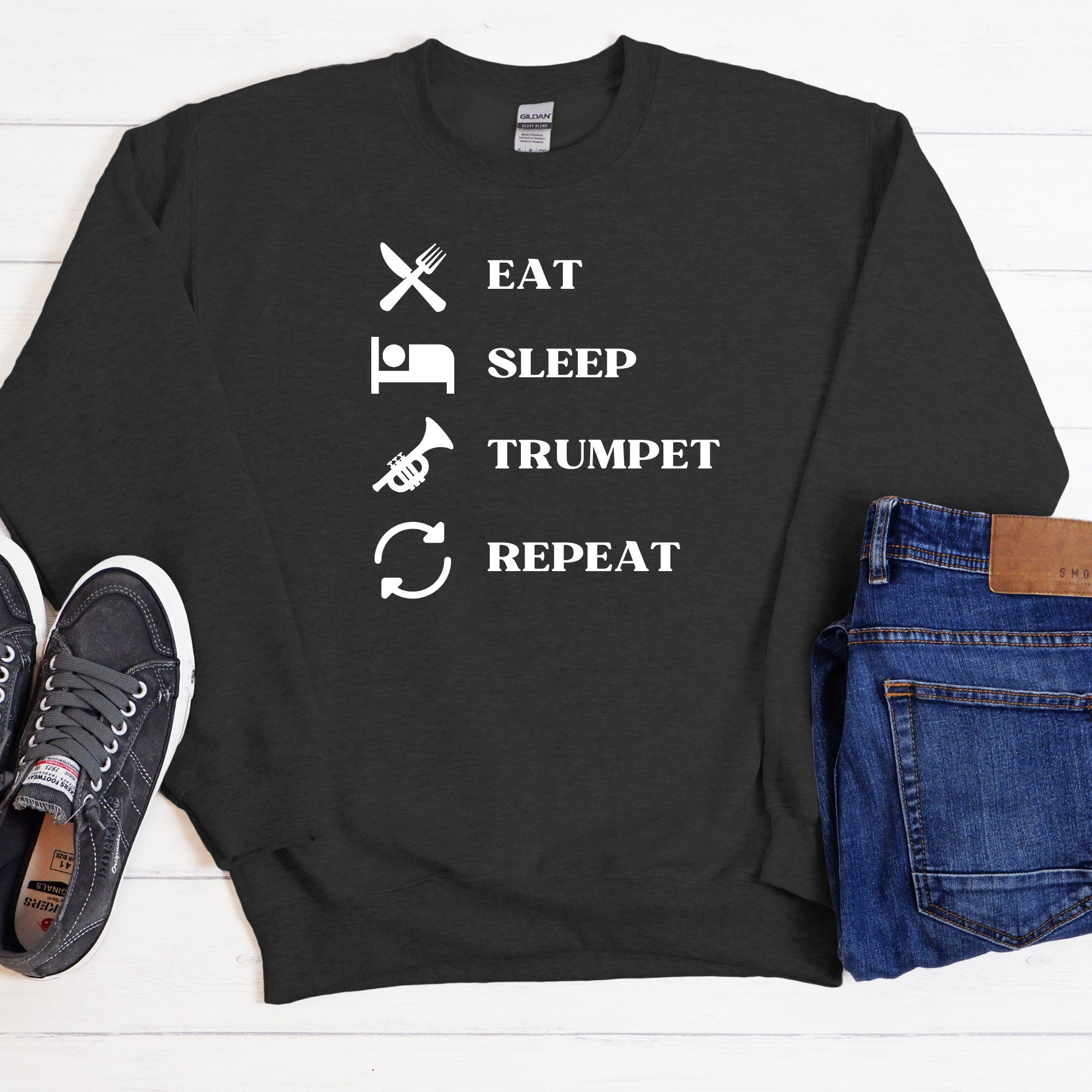 Eat Sleep Instrument Repeat SVG Bundle Marching Band Section SVG Cut ...