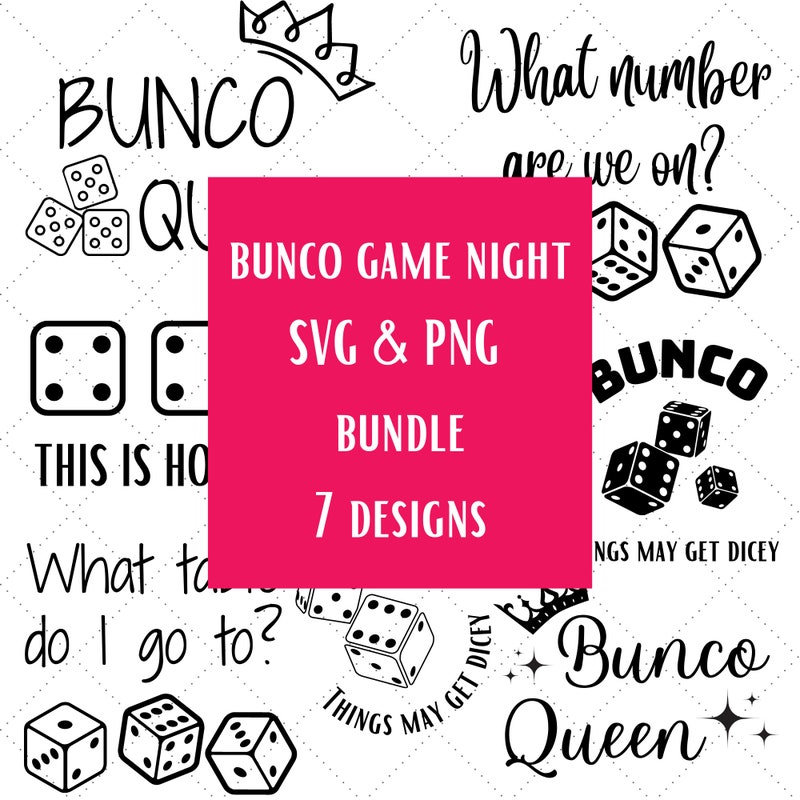 Bunco Clip Art - Etsy