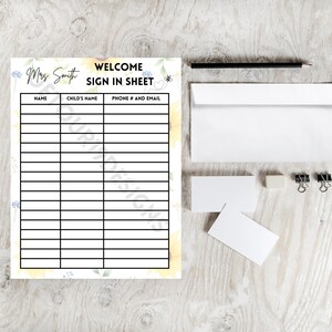 Editable Teacher Resource Template Bundle Meet the Teacher Class ...