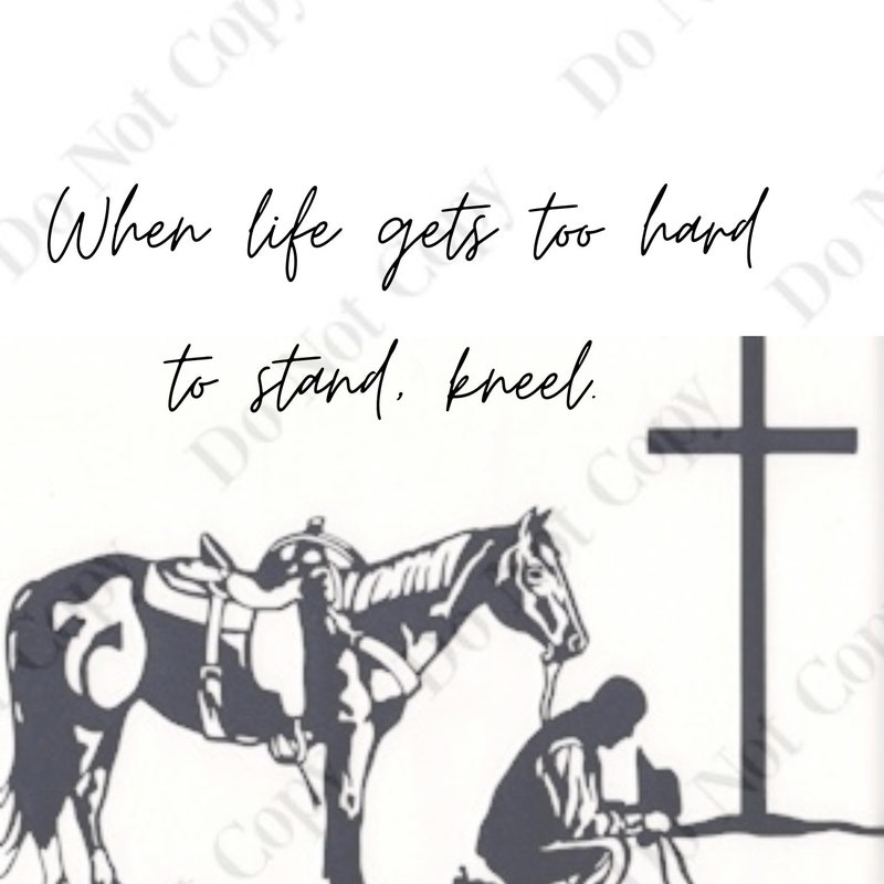 Praying Cowboy Svg - Etsy