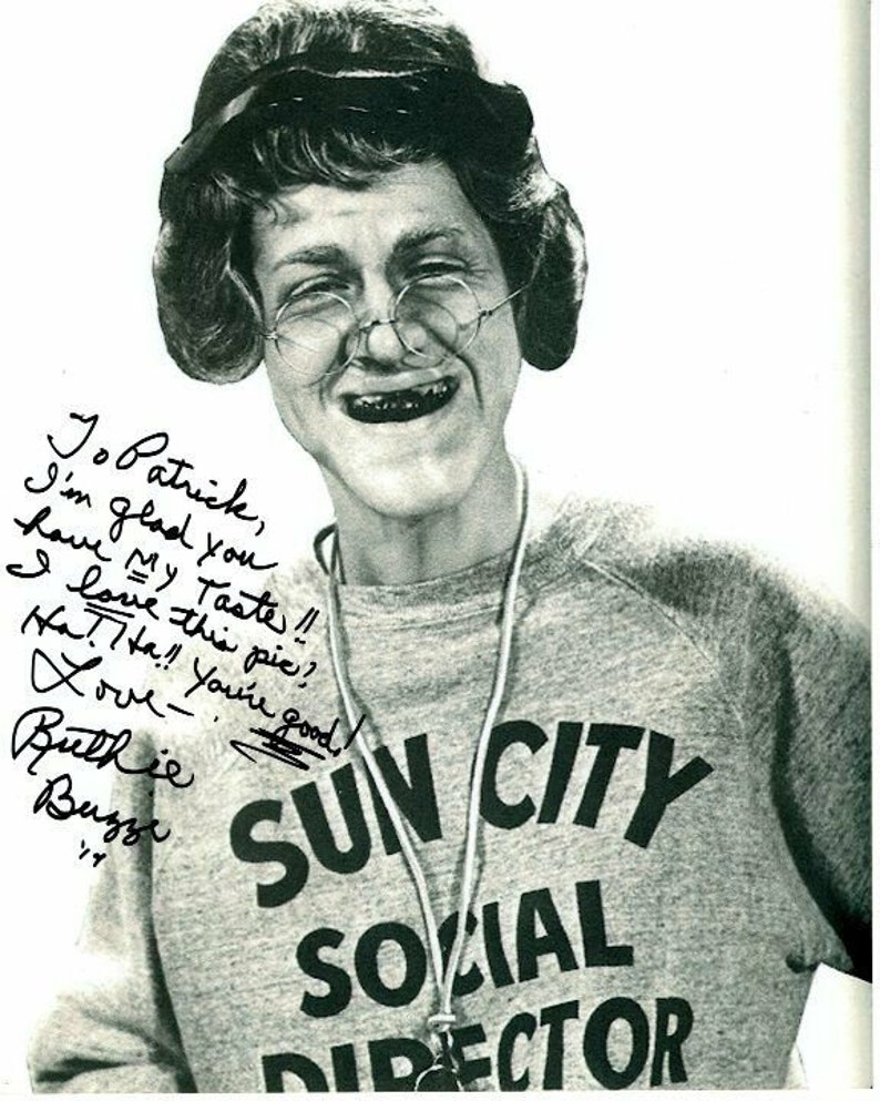 Ruth Buzzi Autographed Signed 8x10 Laugh-in Photograph - to Patrick ...