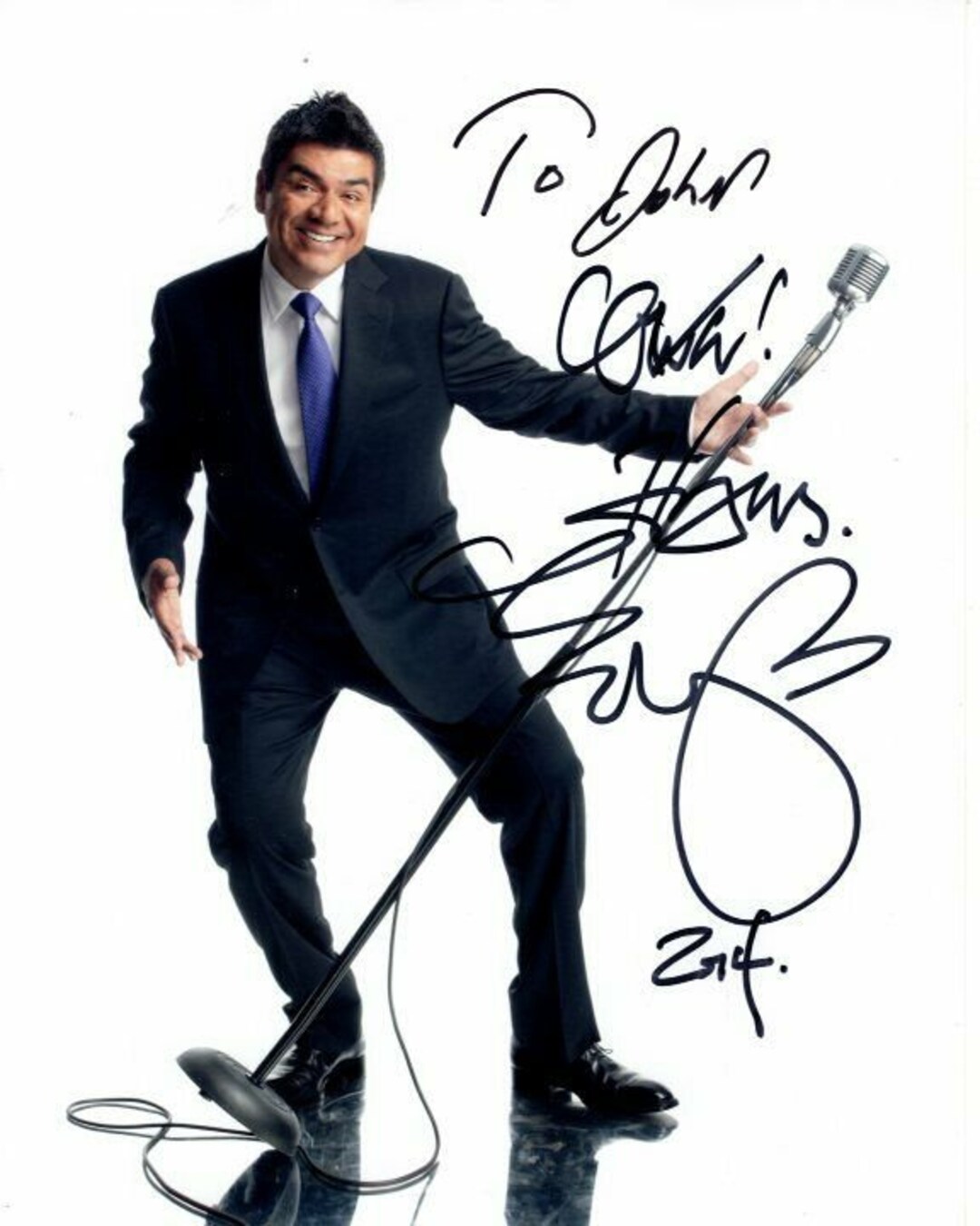 George Lopez Autographed Signed Photograph to John - Etsy