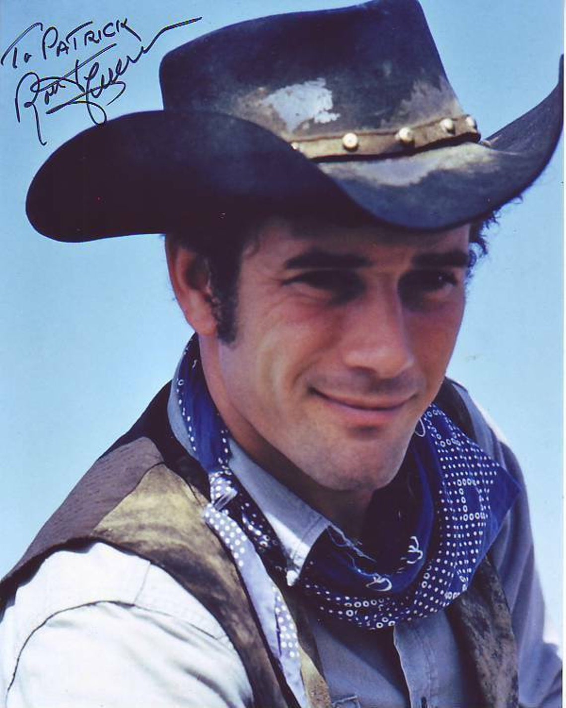 Robert Fuller Autograph Signed 8x10 Laramie Jess Harper Photograph to Patrick - Etsy