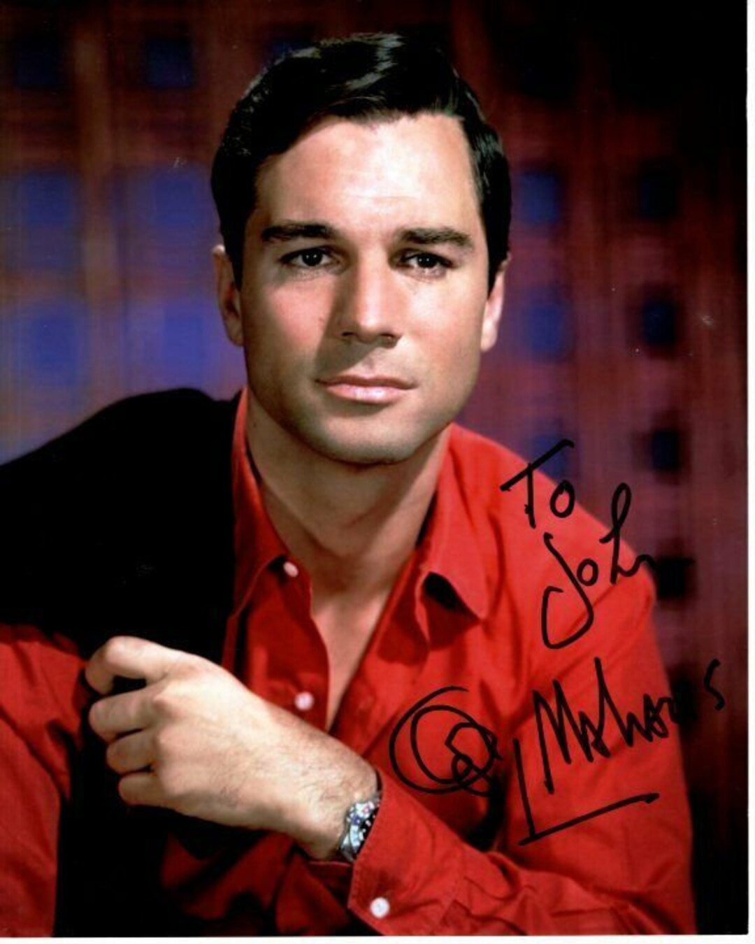 George Maharis Signed Route 66 Corvette Buz Murdock Photograph to John ...