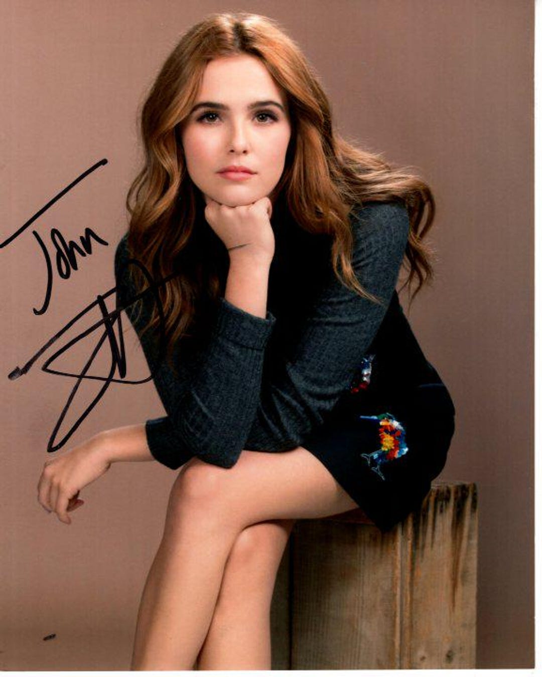 Zoey Deutch Signed Autographed 8x10 Photograph - to John - Etsy