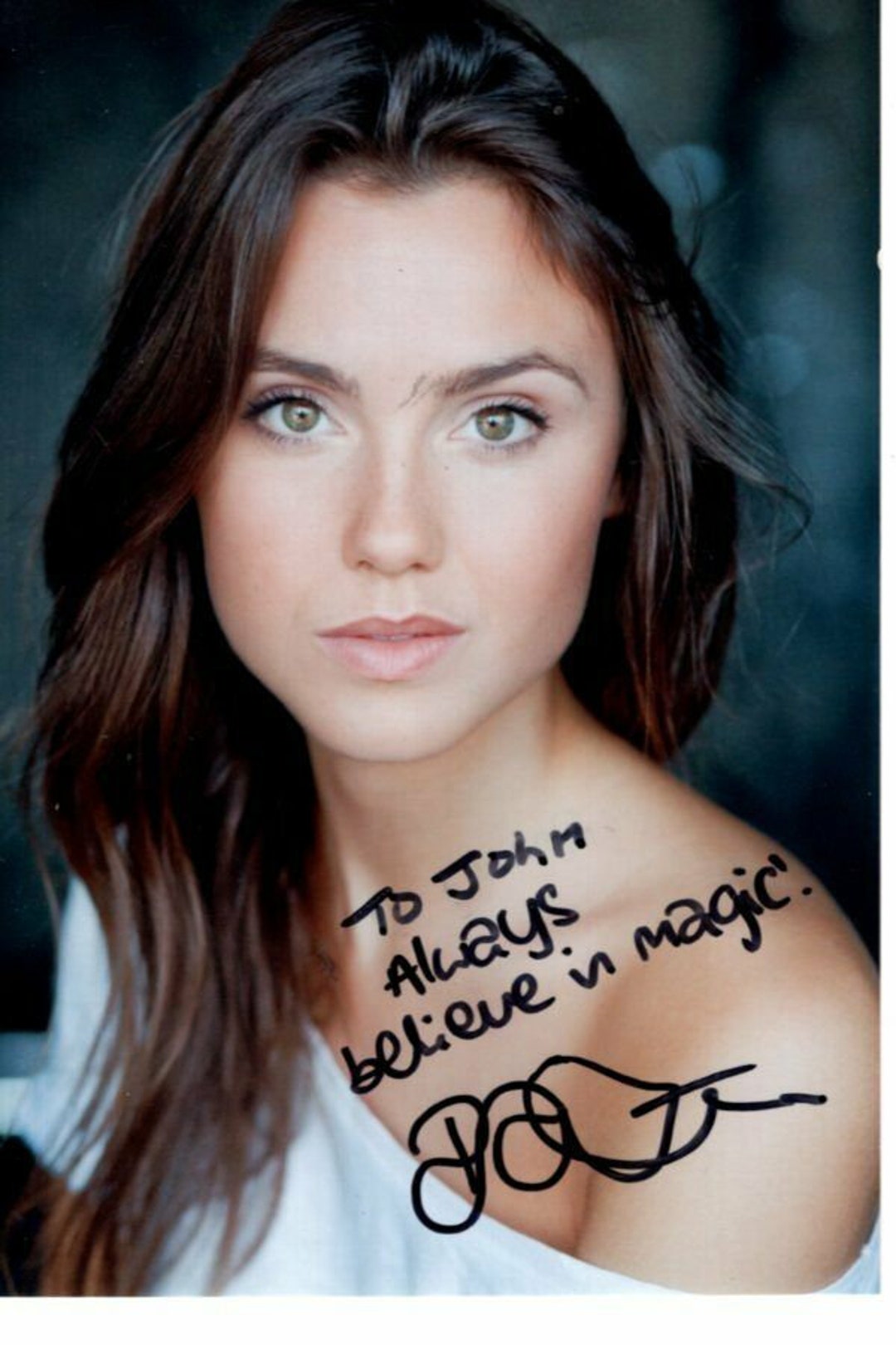 Poppy Drayton Signed Autographed 4x6 Photograph - to John Great Content ...