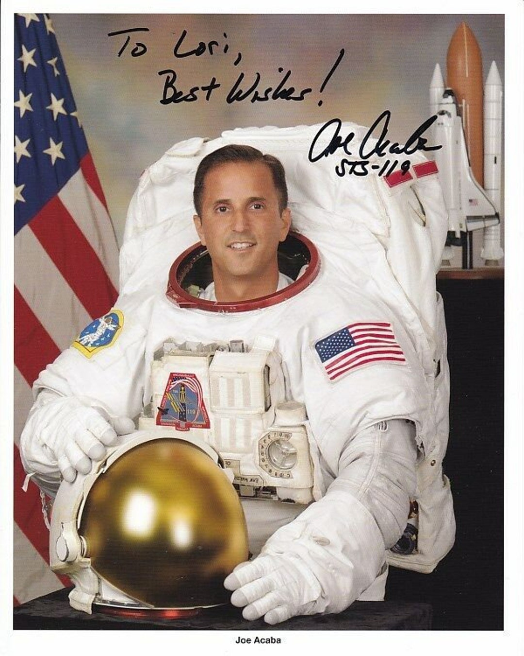 Joe Acaba Autographed Signed 8x10 Nasa Astronaut Photograph - to Lori ...