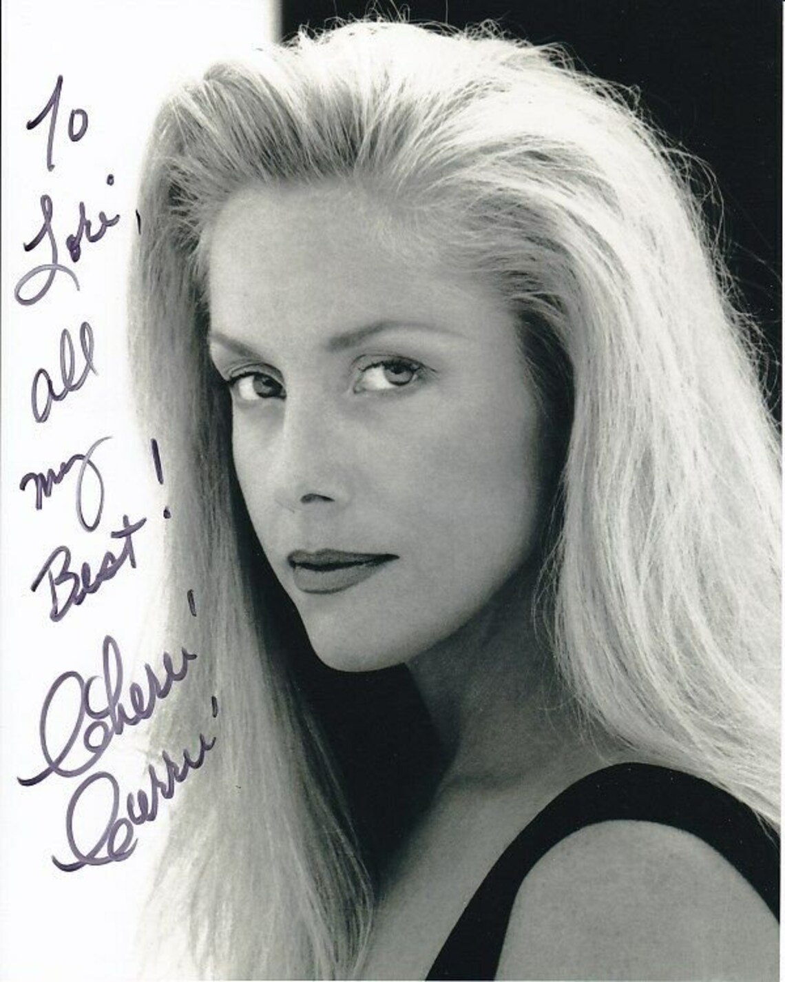 Cherie Currie Signed Autographed Photograph to Lori the Runaways - Etsy