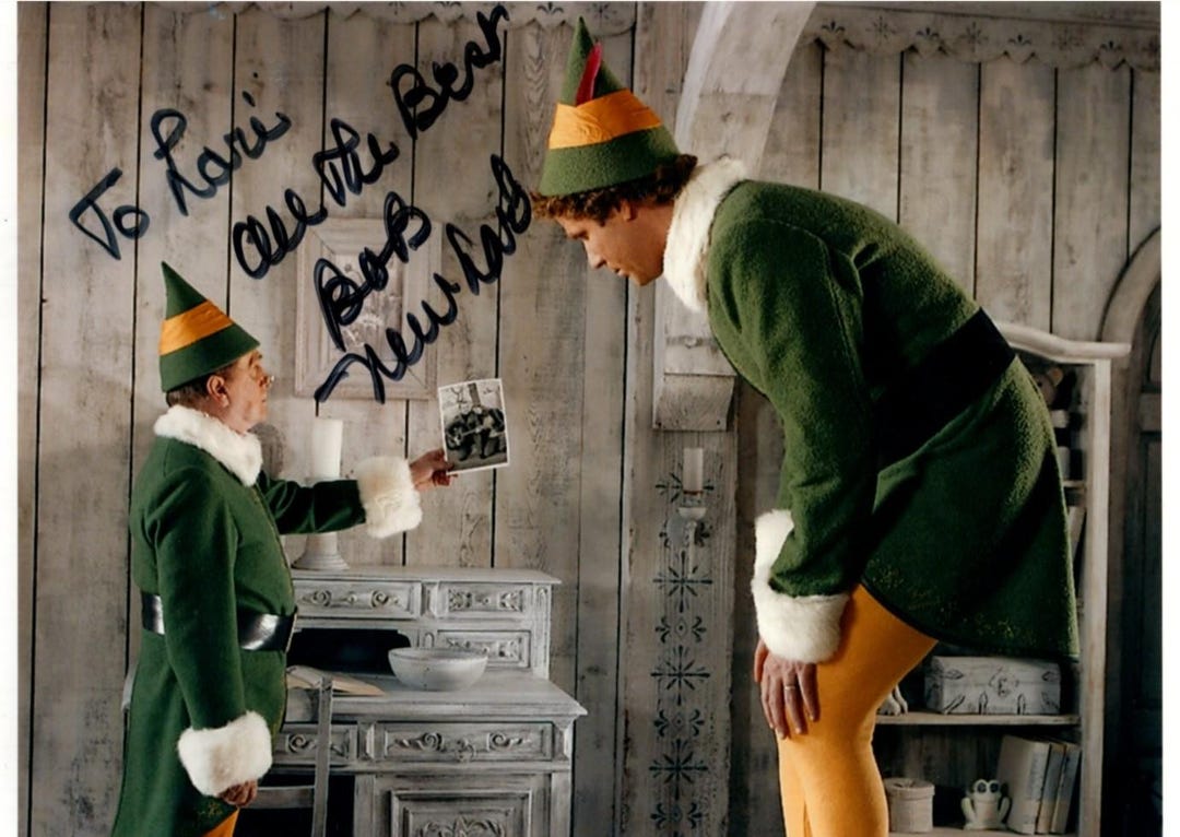 Bob Newhart Autographed Signed 5x7 Elf Photograph - to Lori - Etsy