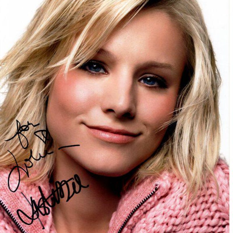 Kristen Bell Autograph - Etsy