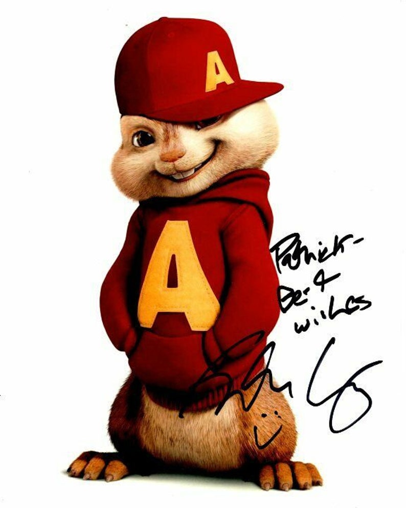 Justin Long Autographed Signed 8x10 Alvin and the Chipmunks Photograph ...