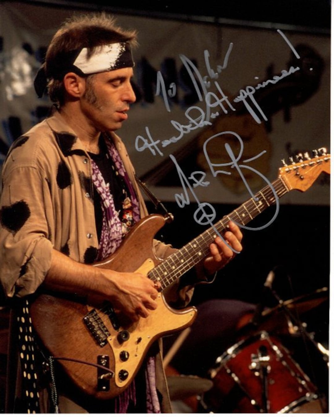 Nils Lofgren Autographed 8x10 Bruce Springsteen E Street Band ...