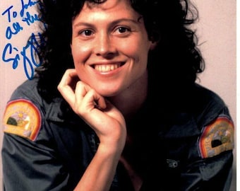 ALIEN Movie Poster Signed by Sigourney Weaver and Ridley Scott - COA Authenticated - Secure ...