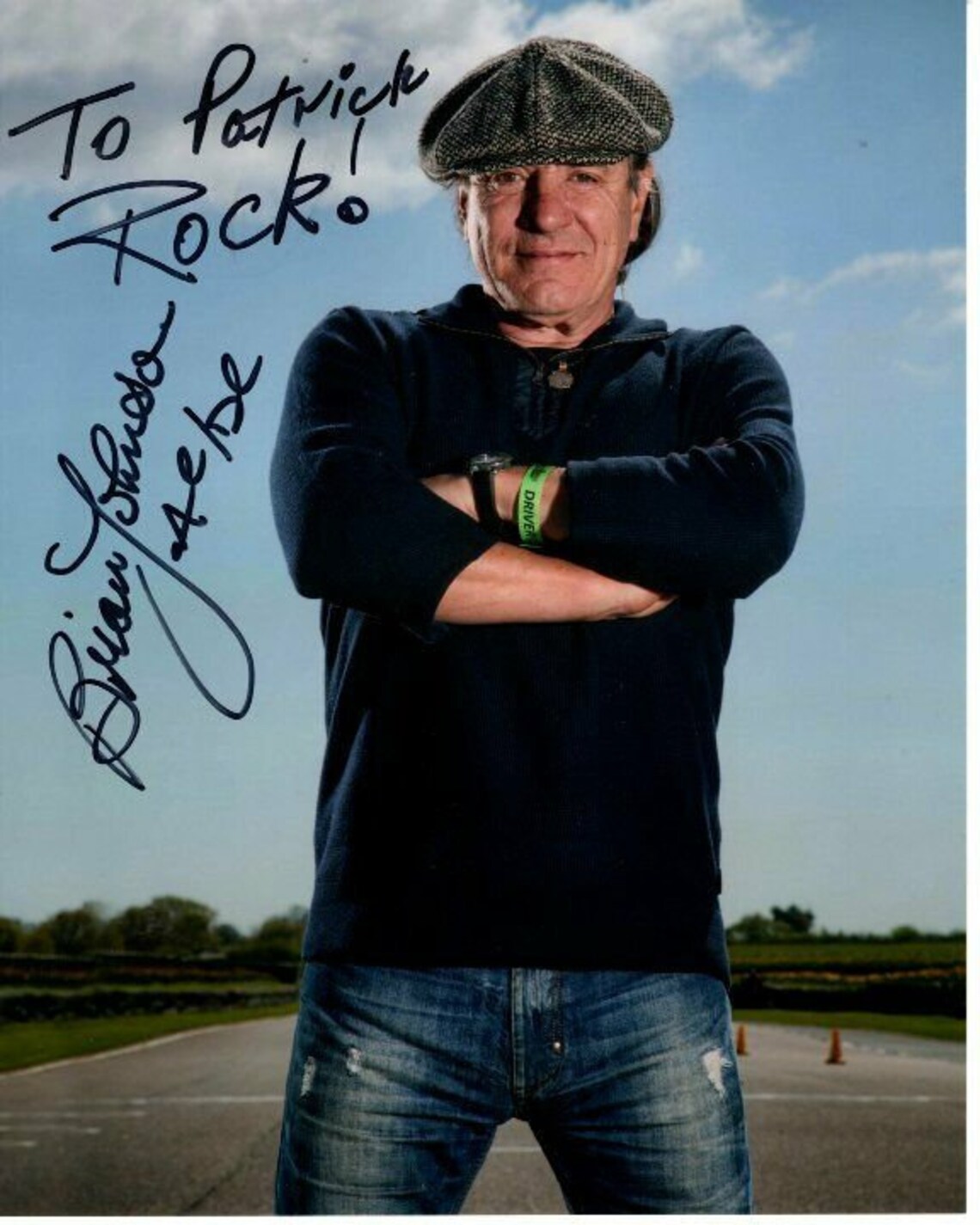 Brian Johnson Signed Autographed Ac/dc Photograph to Patrick - Etsy