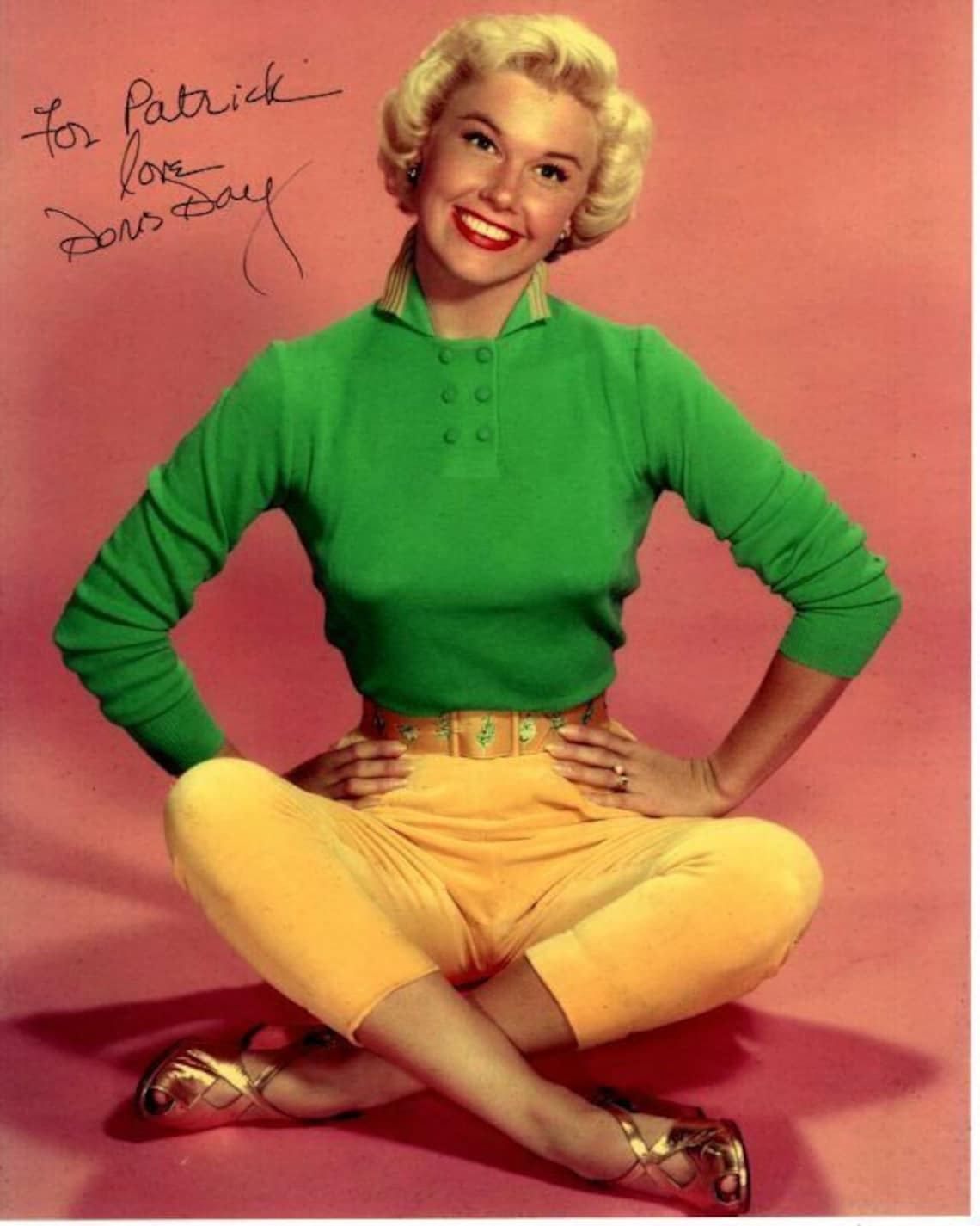 Doris Day Autographed Signed Photograph to Patrick - Etsy