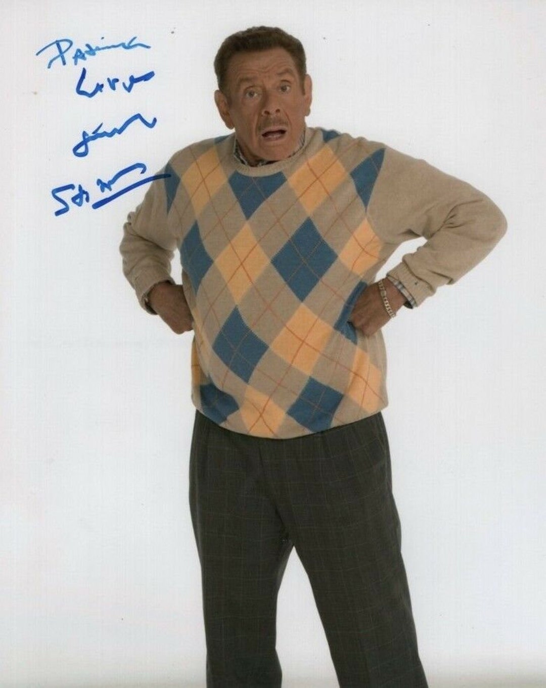 Jerry Stiller Autographed Signed 8x10 Photograph - to Patrick - Etsy