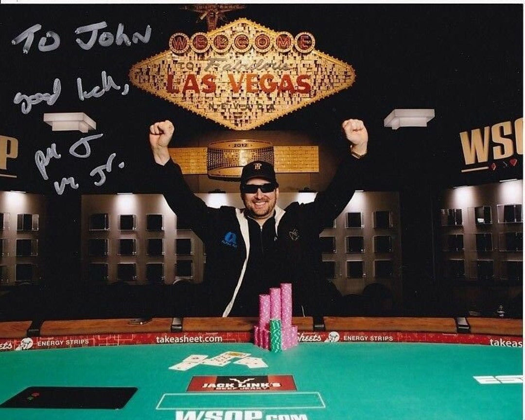 Phil Hellmuth Jr. Autographed Signed 8x10 Photograph - to John - Etsy