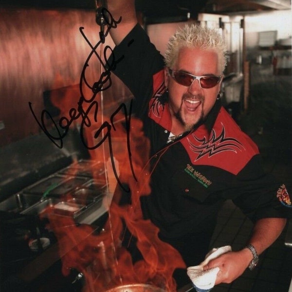 Guy Fieri Autographs - Etsy
