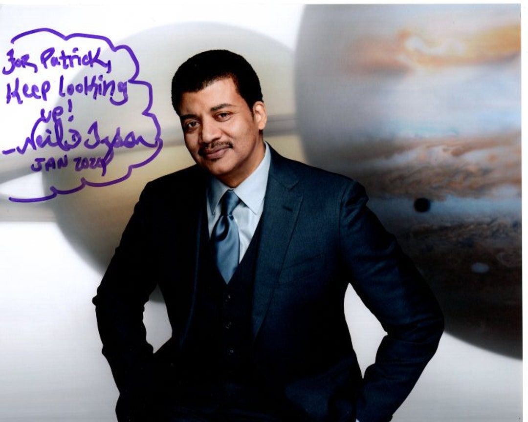 Neil Degrasse Tyson Autographed Signed 8x10 Photograph - to Patrick - Etsy
