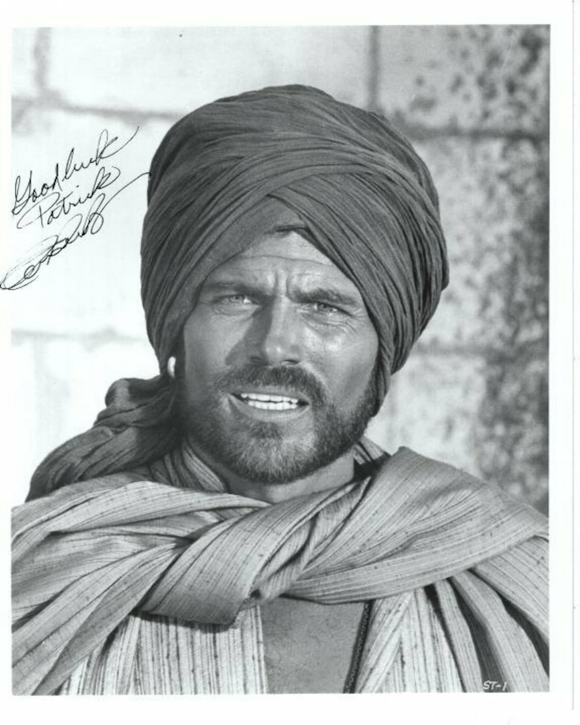 Patrick Wayne Autographed Signed 8x10 Sinbad Photograph - to Patrick - Etsy