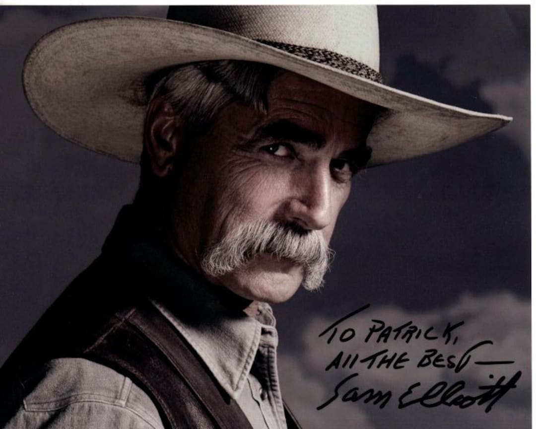 Sam Elliott Autographed Signed 8x10 the Big Lebowski the Stranger ...