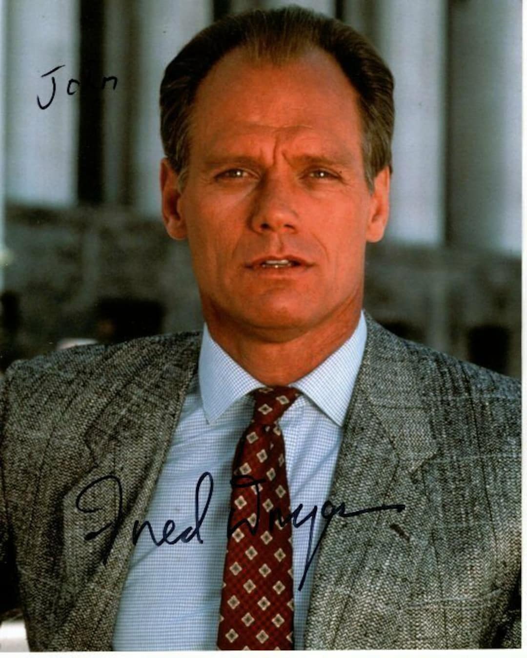 Fred Dryer Autographed Signed 8x10 Rick Hunter Photograph - to John - Etsy
