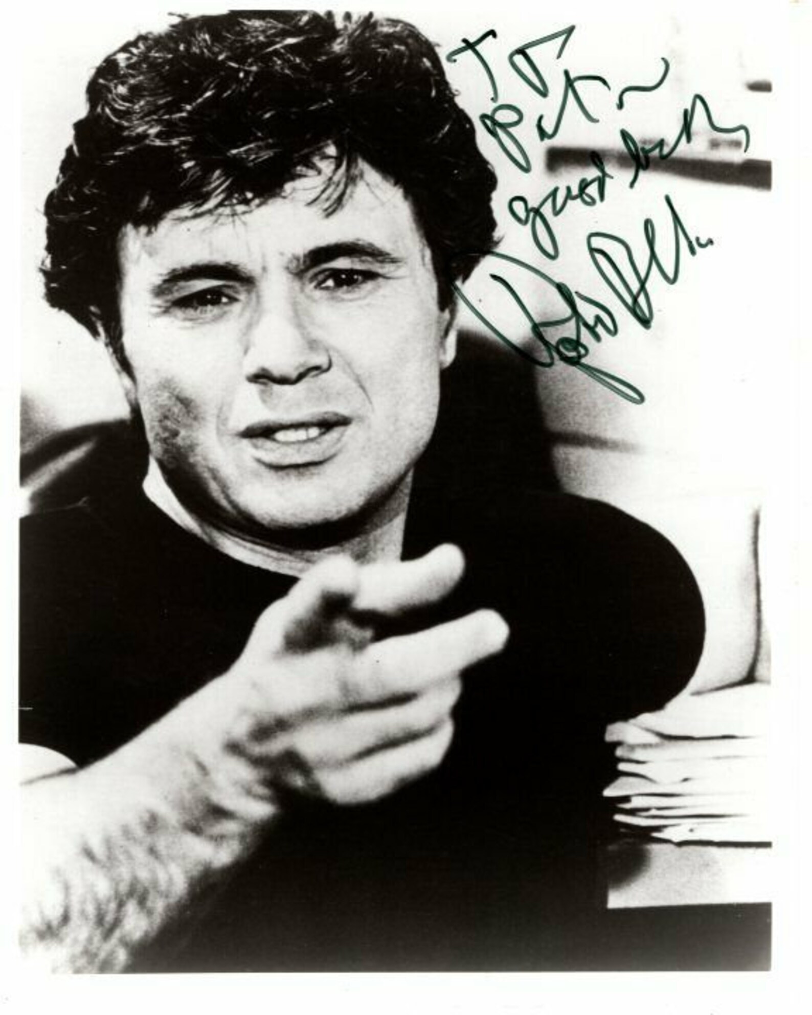 Robert Blake Autographed Signed 8x10 Tony Baretta Photograph - to ...