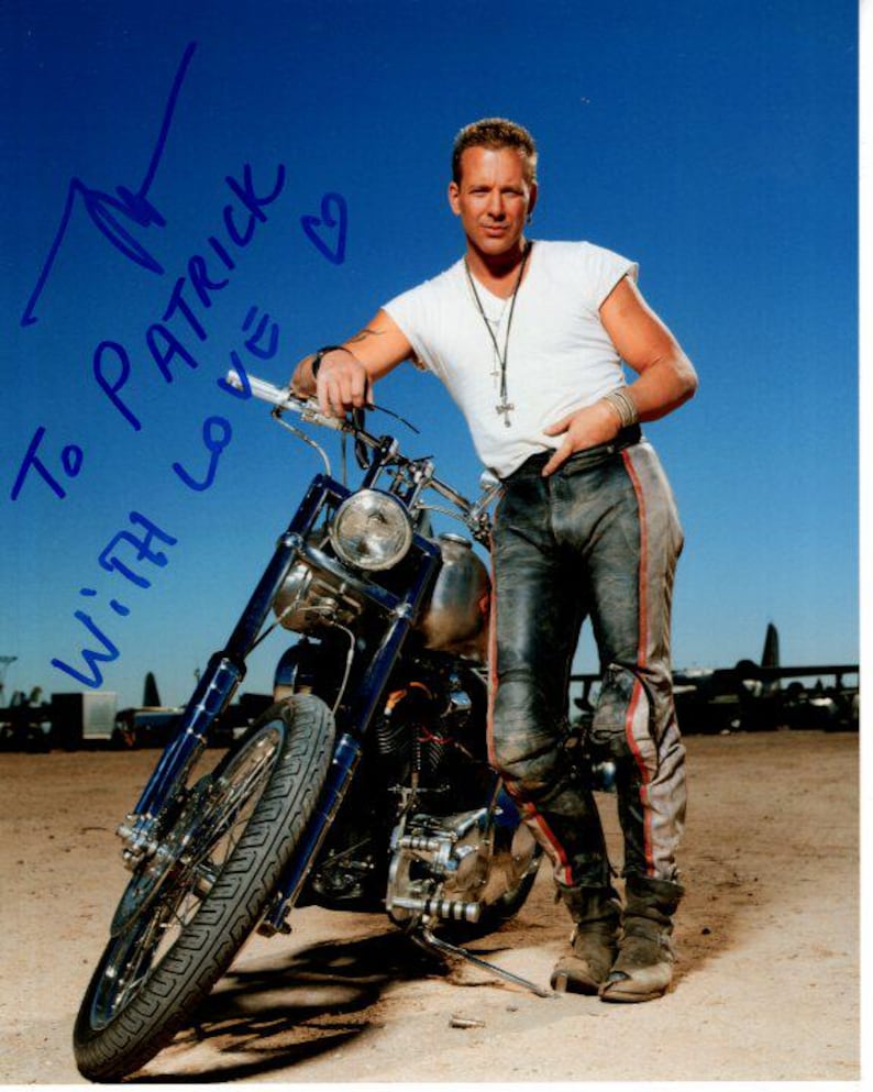 Mickey Rourke Signed 8x10 Harley Davidson and the Marlboro Man ...