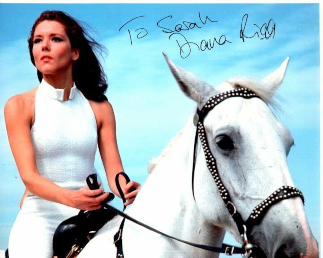 Diana Rigg Signed Autographed 8x10 on Her Majesty's Secret Service ...