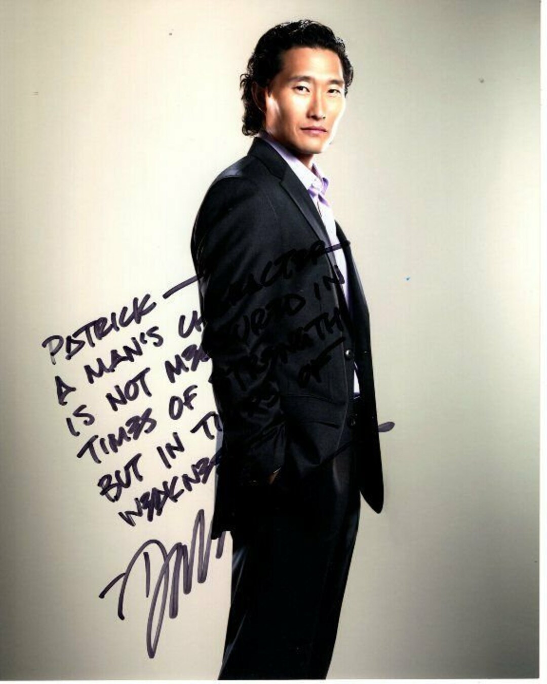 Daniel Dae Kim Signed Autographed 8x10 Hawaii Five-0 Chin Ho Kelly ...