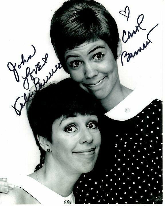 Carol Burnett and Vicki Lawrence Autographed Signed 8x10 Photograph ...