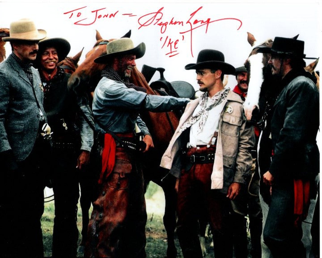 Stephen Lang Autographed Signed 8x10 Tombstone Ike Clanton Photograph ...