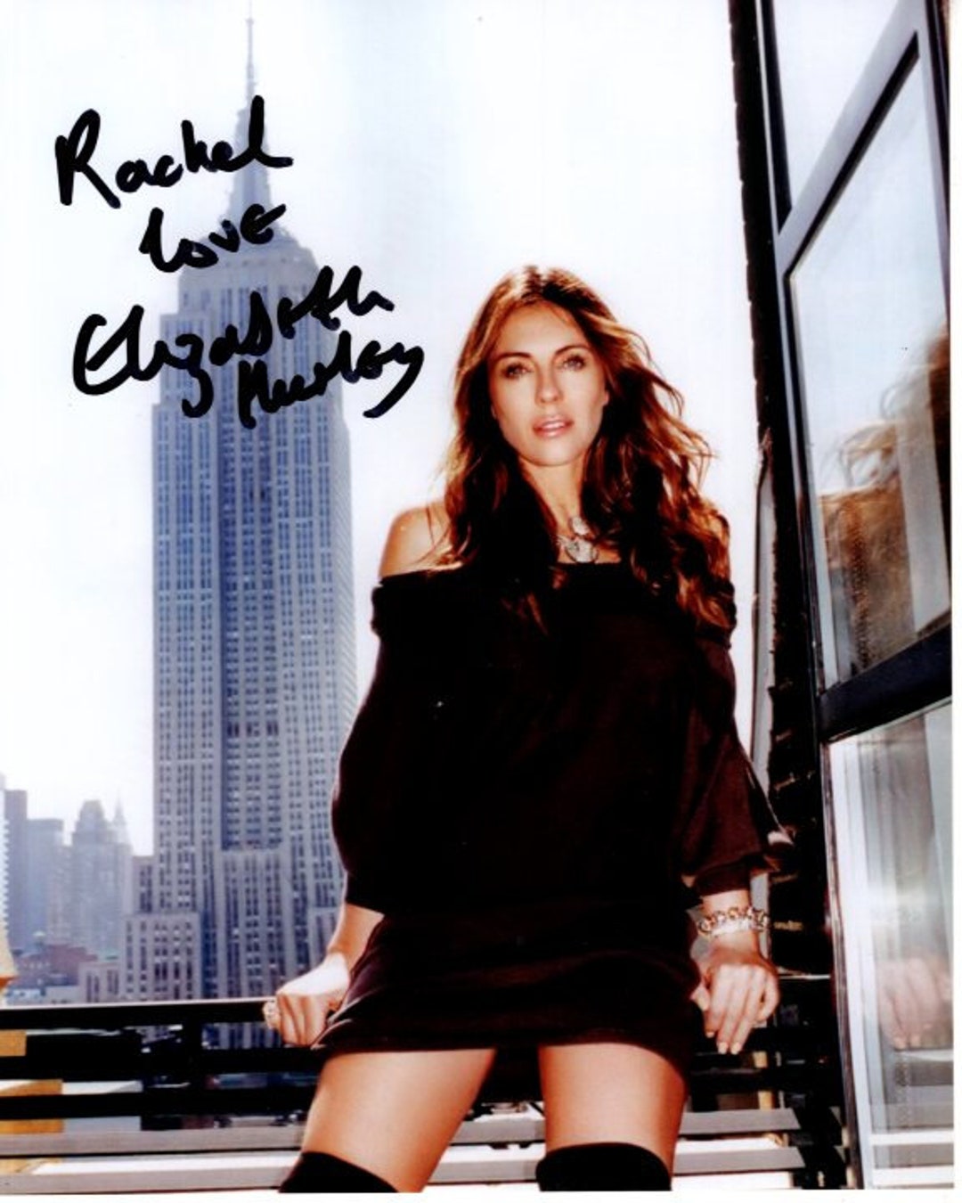 Elizabeth Hurley Autographed Signed 8x10 Photograph - to Rachel - Etsy