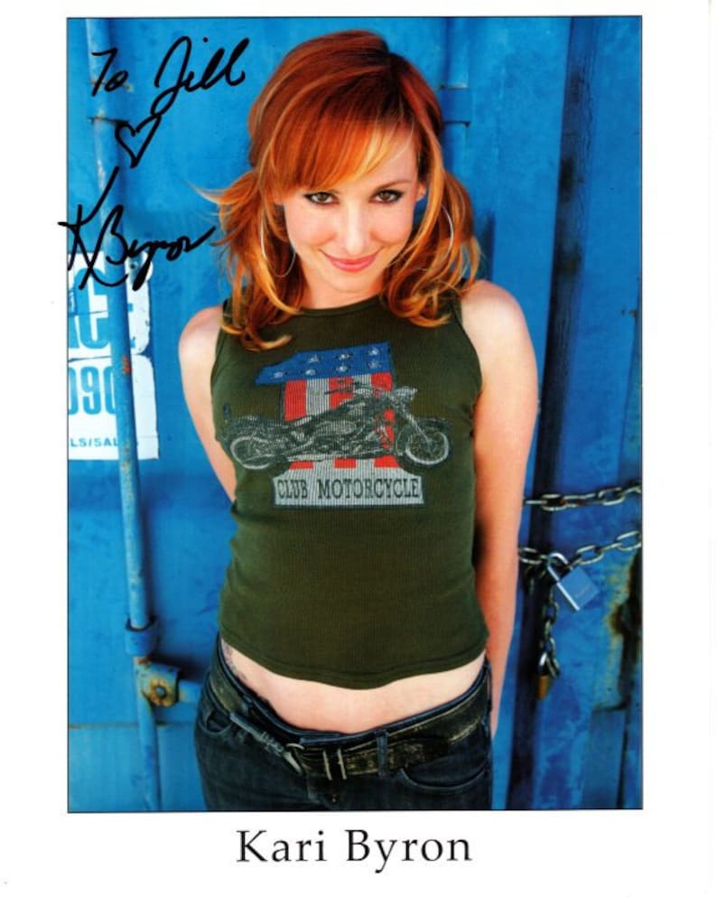 Kari Byron Autographed Signed 8x10 Mythbusters Photograph - to Jill - Etsy