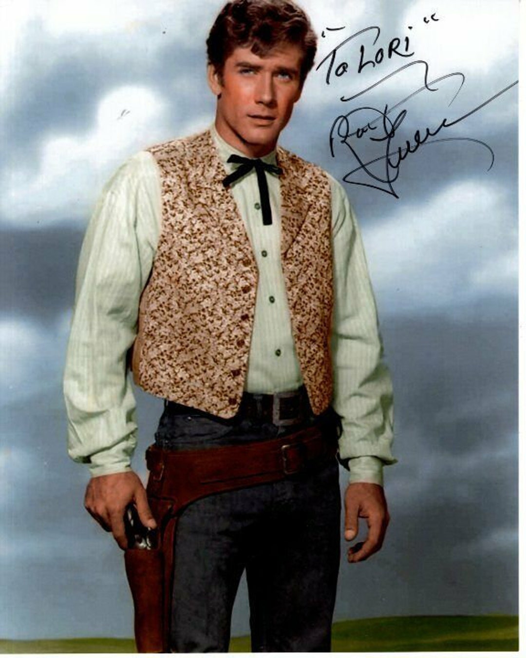 Robert Fuller Autographed Signed 8x10 Laramie Jess Harper Photograph - to Lori - Etsy